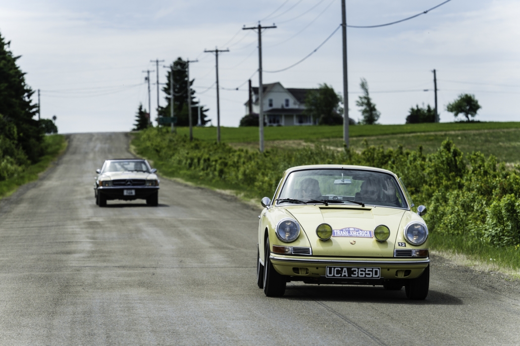 Classic Porsche 911s on Trans-America Rally - Ferdinand
