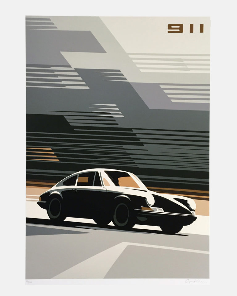New Guy Allen Porsche Print: 911 SWB - Ferdinand